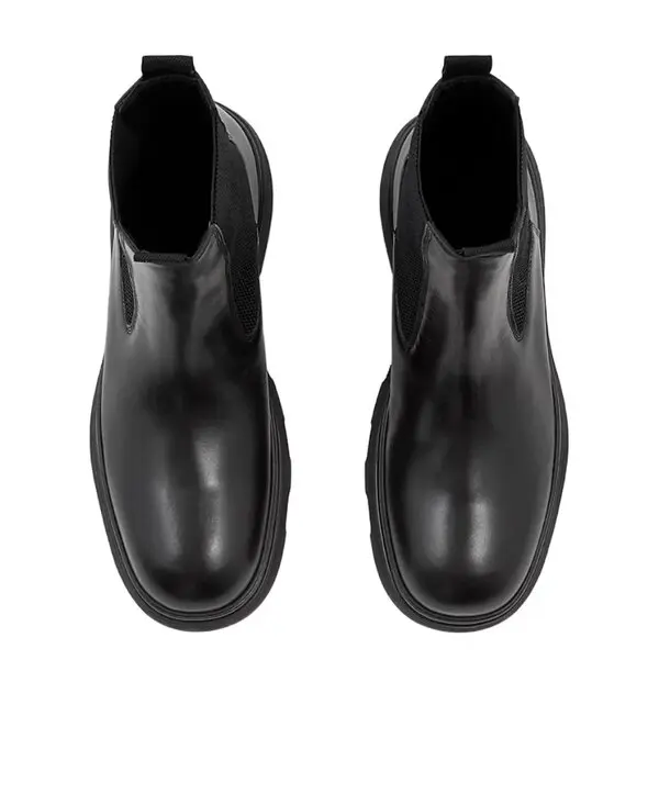 Burberry Elasticated-panel Chelsea Boots