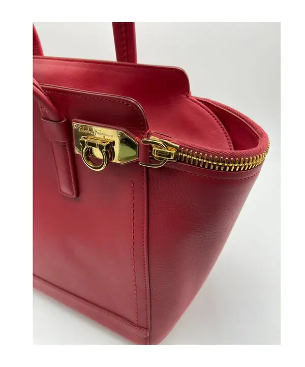 FERRAGAMO Double-handled Shoulder Bag With Zipper Details