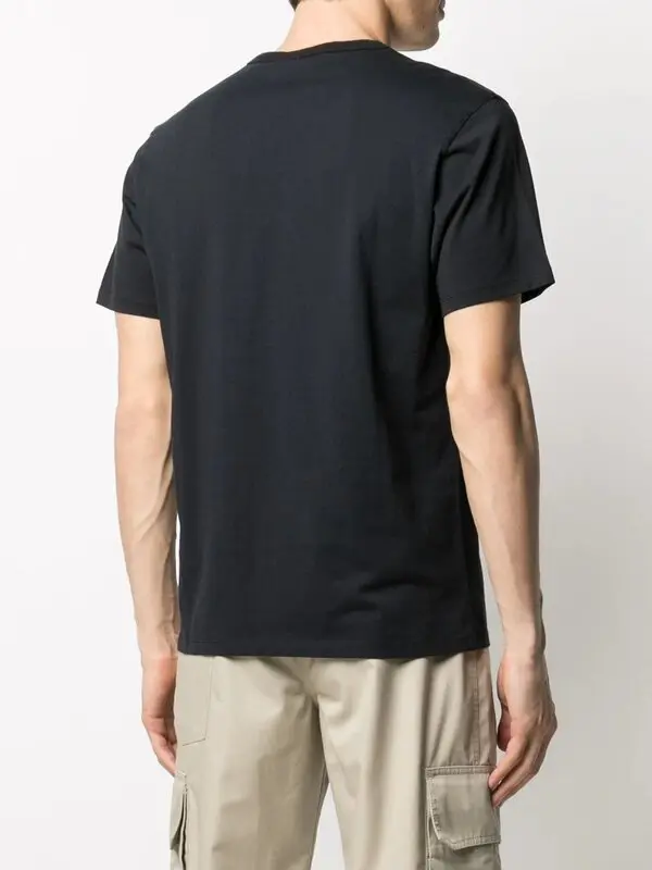 Maison Kitsuné Logo Print T-shirt - Black