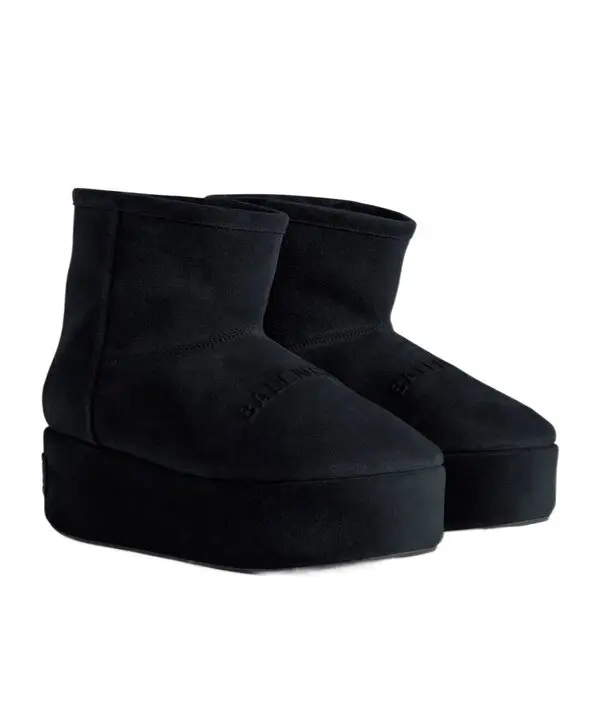 Balenciaga Alaska Platform Boots - Black