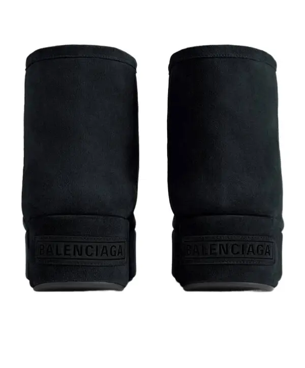 Balenciaga Alaska Platform Boots - Black
