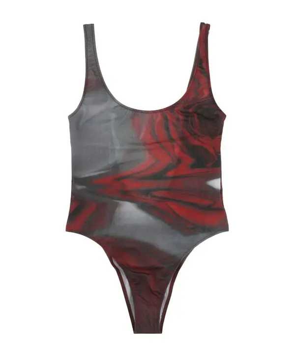 JEAN PAUL GAULTIER Sleeveless One-piece Swimsuit - Red