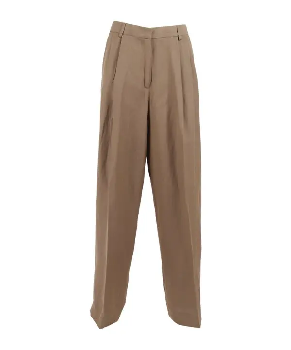 Fabiana Filippi Pleated Tailored Pants - Brown