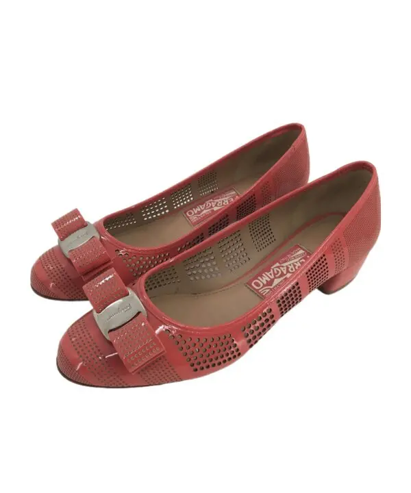 FERRAGAMO Logo Bow Ballet Flats