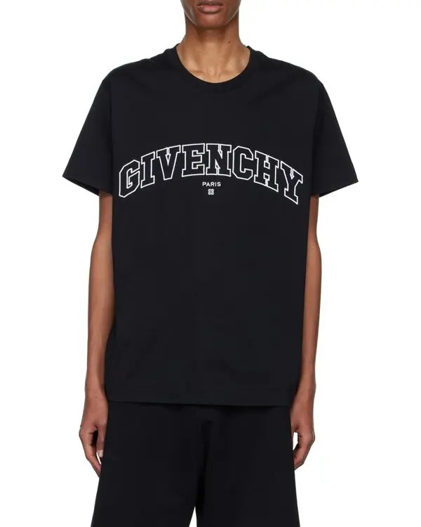 Givenchy Logo-embroidered Jersey T-shirt