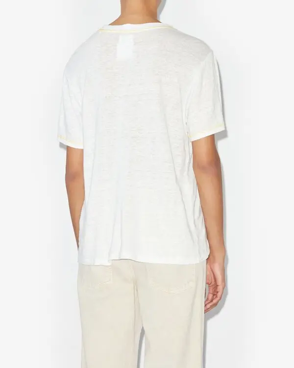 Isabel Marant Étoile Zewel Tee-shirt With Marant Logo Print - White