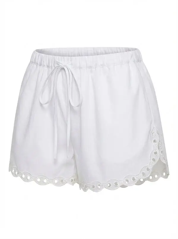 Gucci Embroidered Poplin Shorts
