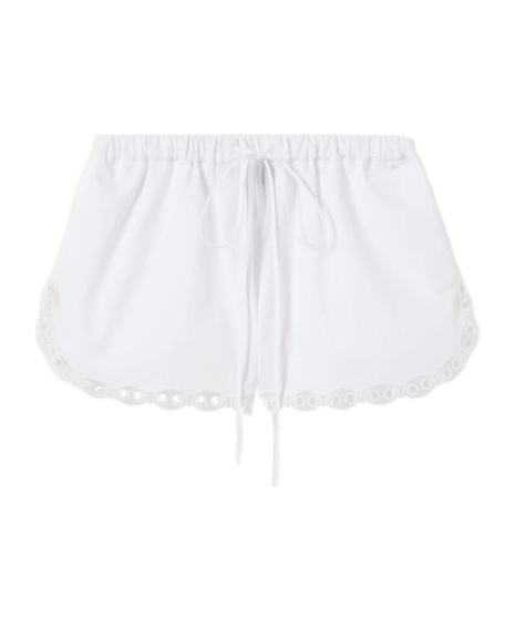 Gucci Embroidered Poplin Shorts