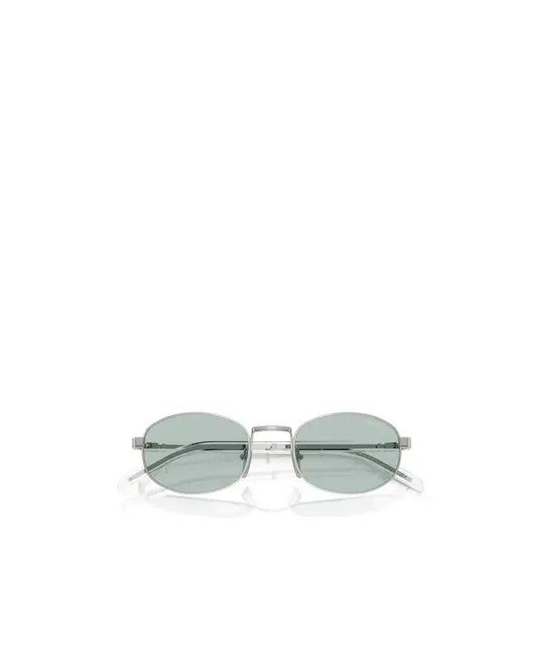 Prada Oval Frame Sunglasses - Gray