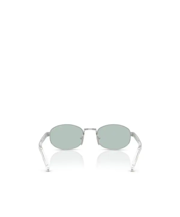Prada Oval Frame Sunglasses - Gray