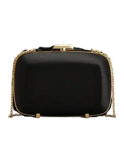ROGER VIVIER Rose-motif Chain Mini Bag
