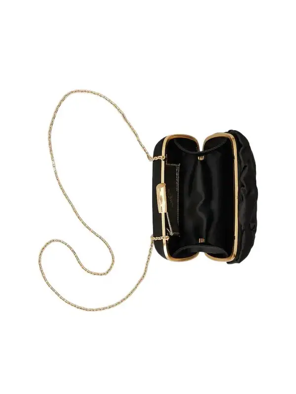 ROGER VIVIER Rose-motif Chain Mini Bag