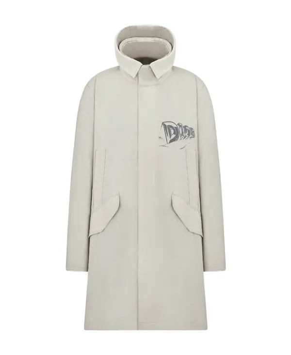 Dior Hooded Parka With Signature Print