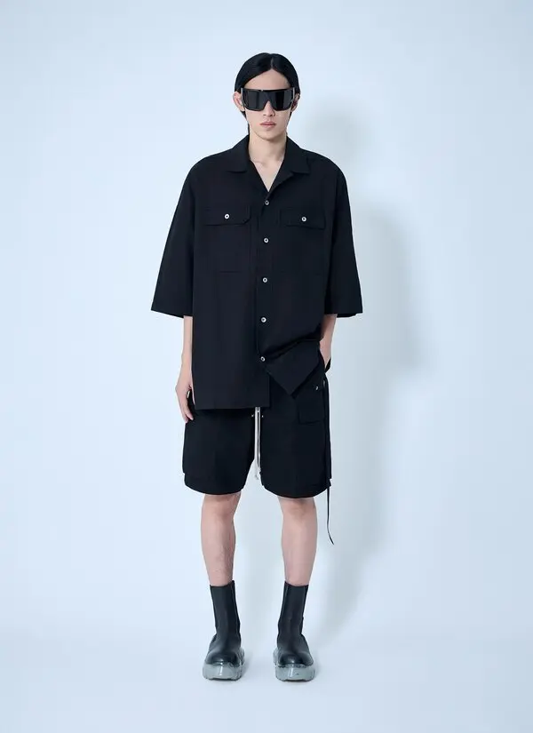 Rick Owens Drawstring Cargo Shorts