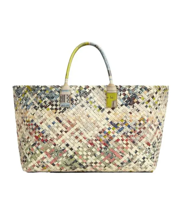 Bottega Veneta Large Cabat - Beige/black