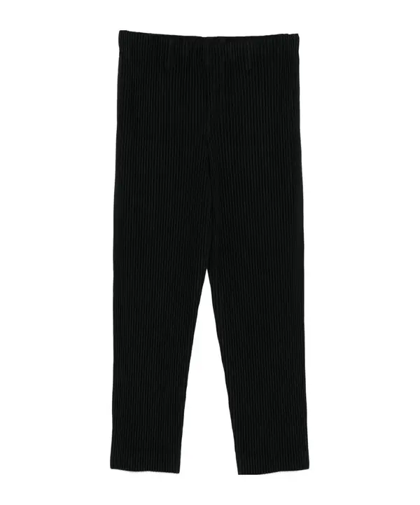 Issey Miyake Homme Plissé Pleated Straight Leg Trousers