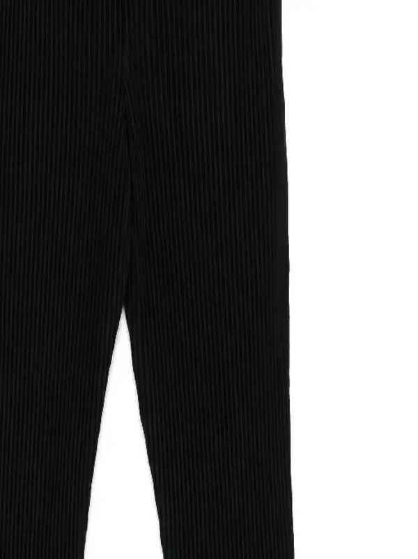 Issey Miyake Homme Plissé Pleated Straight Leg Trousers