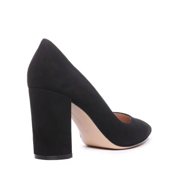 GIANVITO ROSSI Piper Pointed-toe Pumps - Black