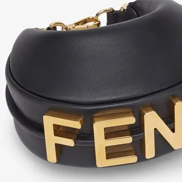 Fendi Graffiti Mini Tote Bag - Black
