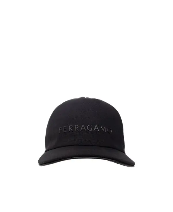 FERRAGAMO Logo Baseball Cap - Black