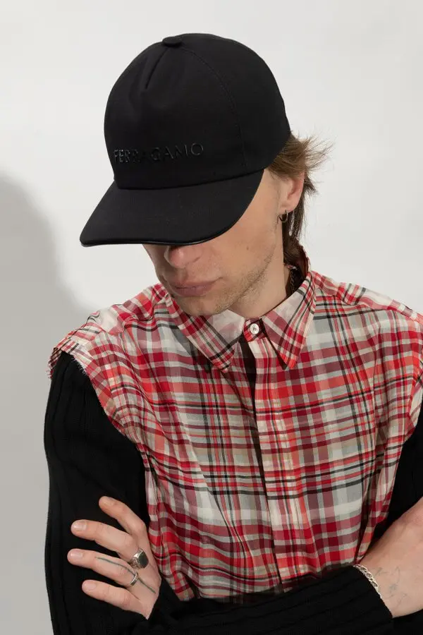 FERRAGAMO Logo Baseball Cap