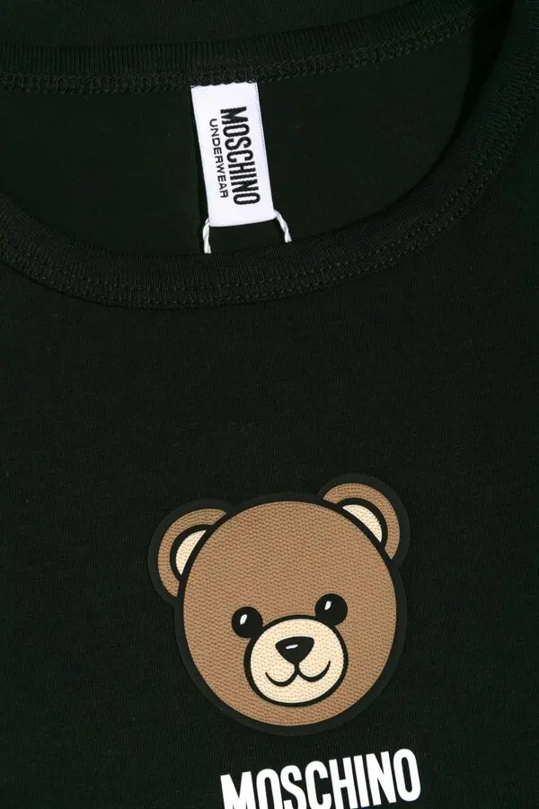 Moschino Teddy Bear Logo Sleeveless Top