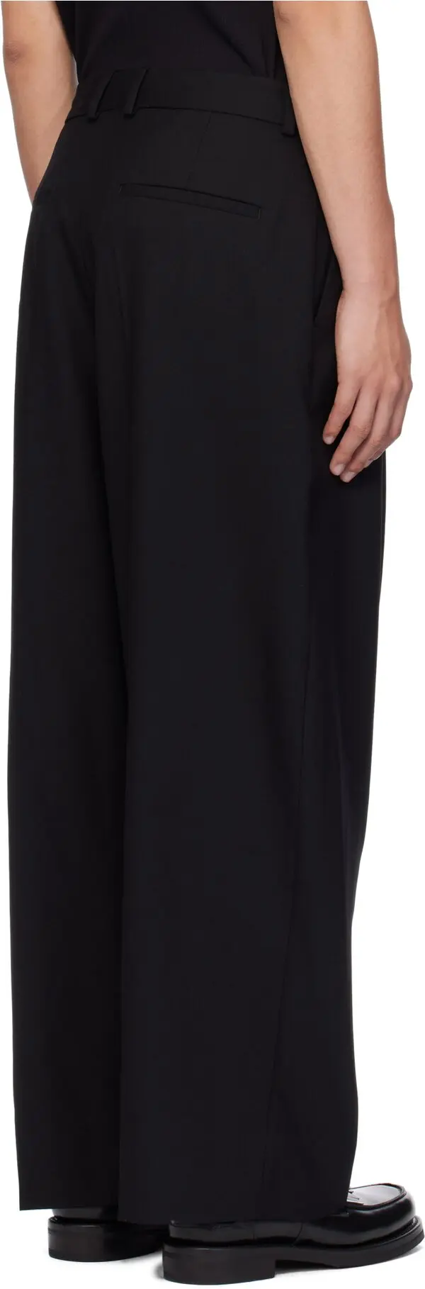 Studio Nicholson Pleated Trousers - Black