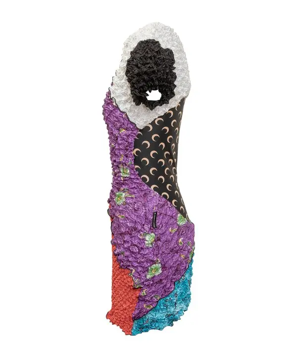 MARINE SERRE Pop-corn Mini Dress