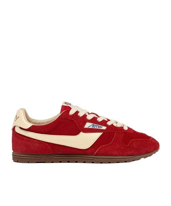 AUTRY Windspin Lace-up Sneakers - Ruby And Turnip
