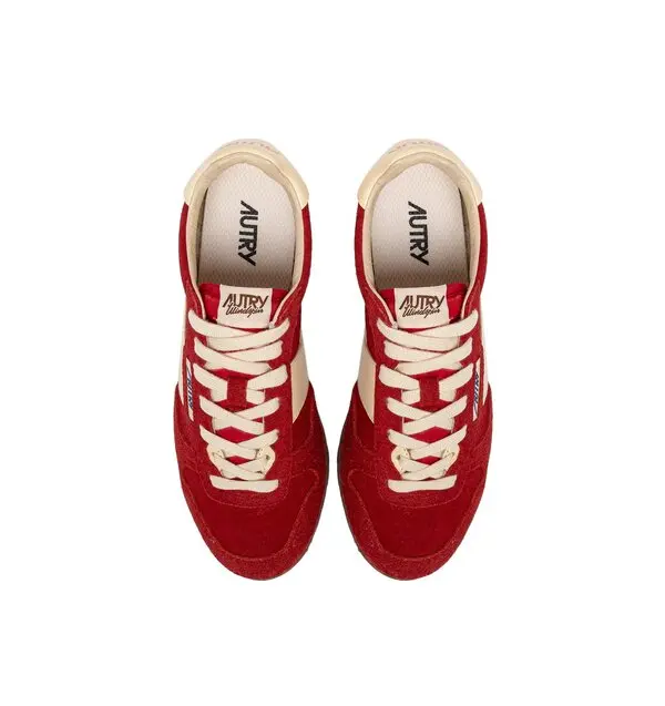 AUTRY Windspin Lace-up Sneakers - Ruby And Turnip