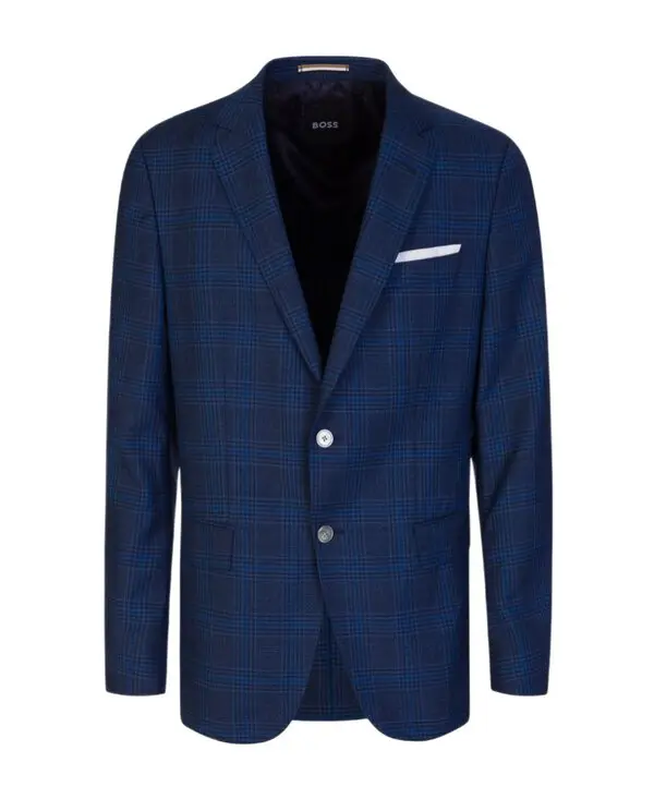 Hugo Boss Single-breasted Blazer - Blue