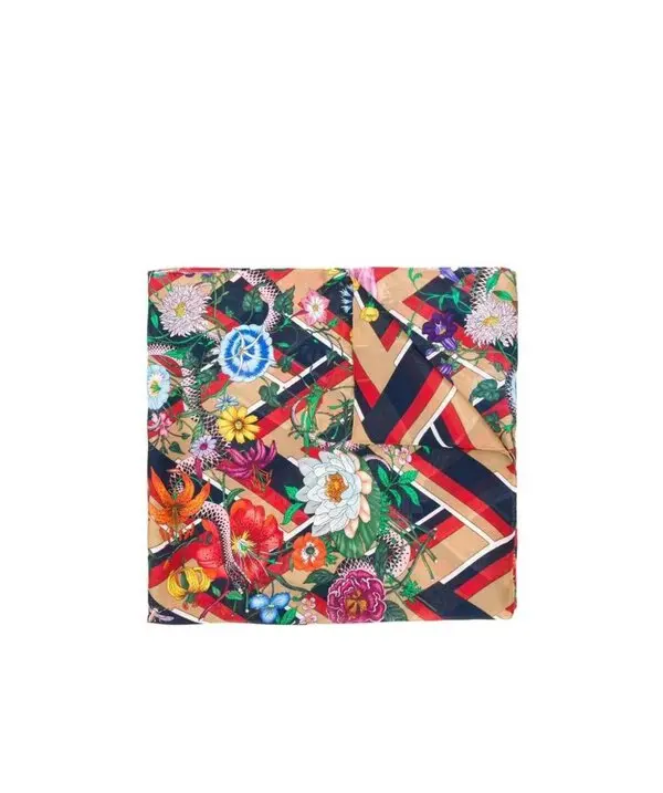 Gucci Printed Silk Scarf - Multicolor