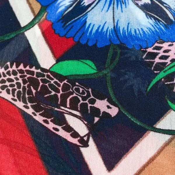 Gucci Printed Silk Scarf
