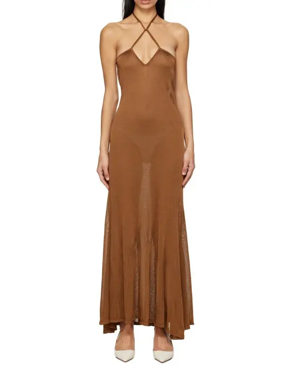 TOM FORD Sleeveless Halterneck Maxi Dress