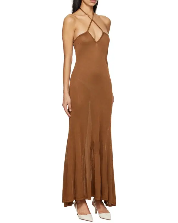 TOM FORD Sleeveless Halterneck Maxi Dress