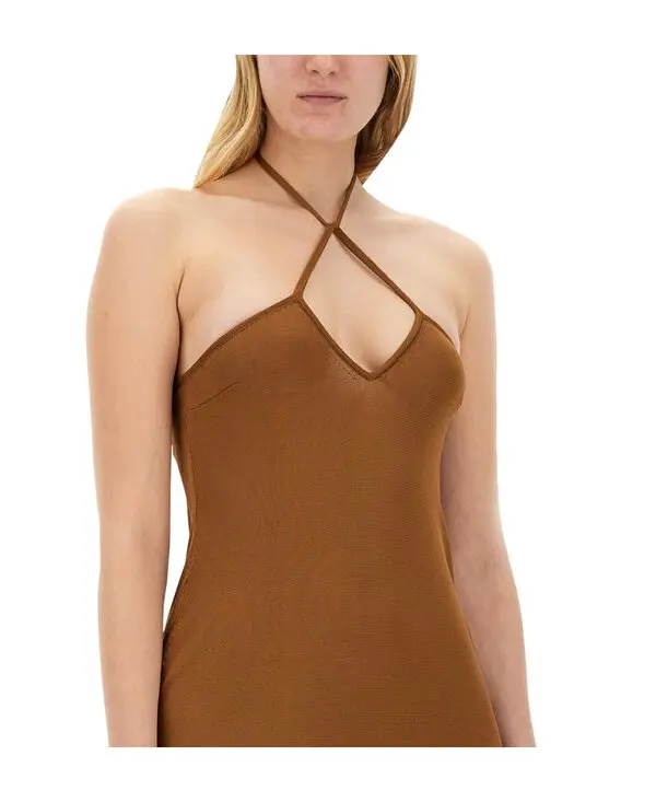 TOM FORD Sleeveless Halterneck Maxi Dress