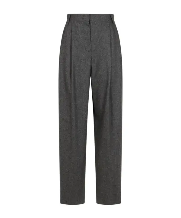 Emporio Armani Pleated Trousers - Black