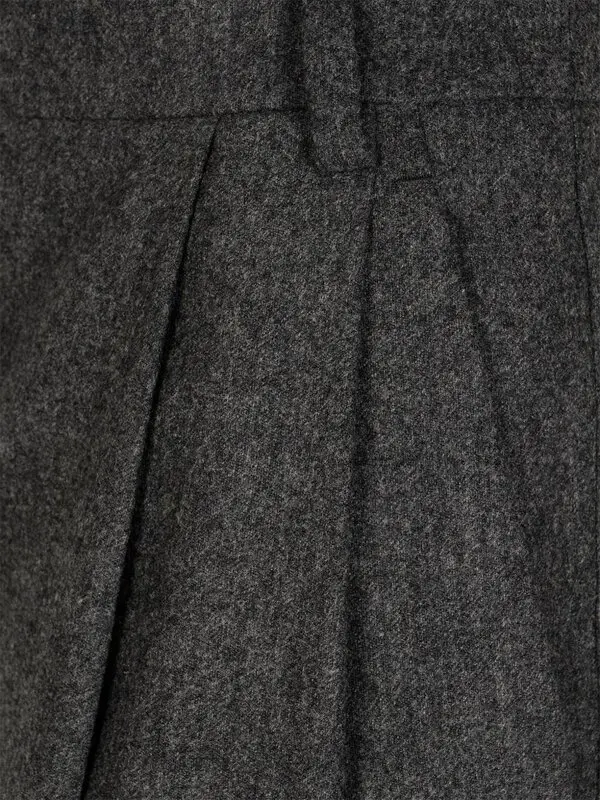 Emporio Armani Pleated Trousers - Black