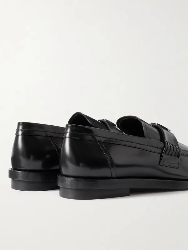 Alexander McQueen Logo Plaque Slip-on Loafers