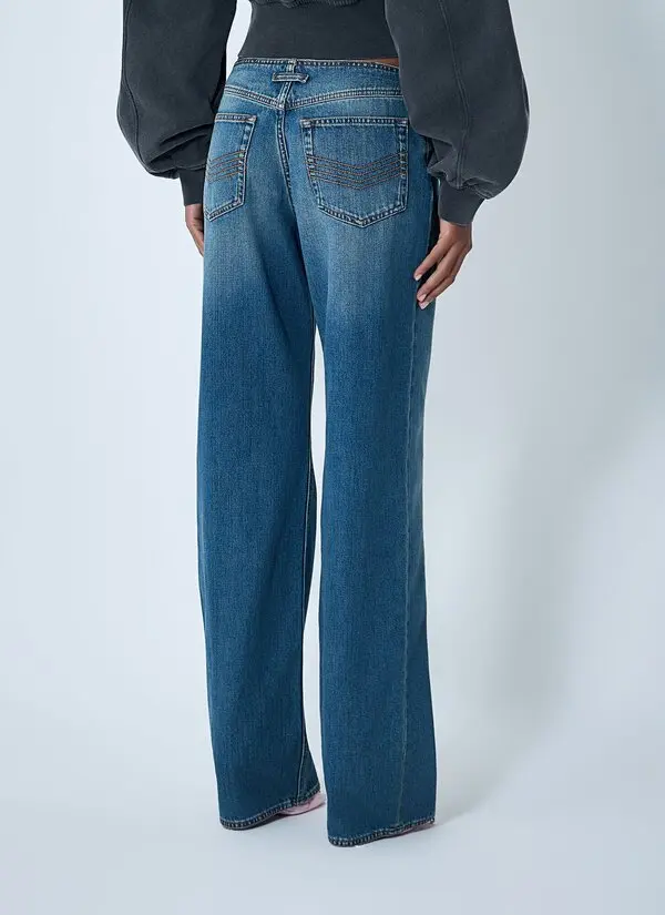 JEAN PAUL GAULTIER Straight-leg Zip Jeans