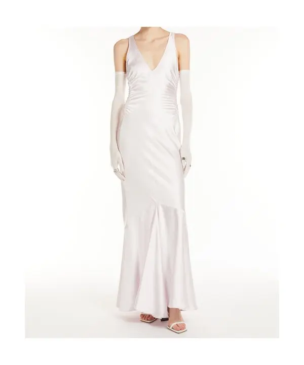 Sportmax Katia V-neck Sleeveless Maxi Dress - No