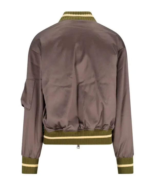 VIVIENNE WESTWOOD Long-sleeved Zip-up Bomber Jacket