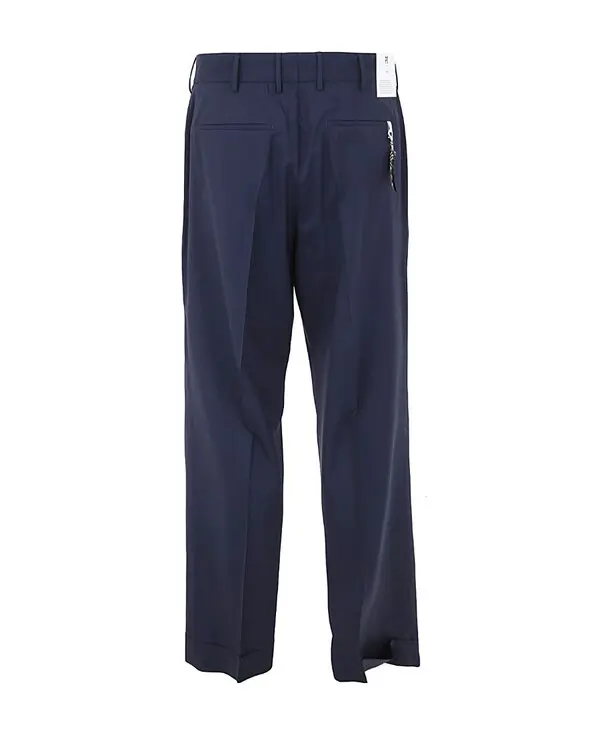 PT TORINO Logo Detailed Casual Pants - Blue