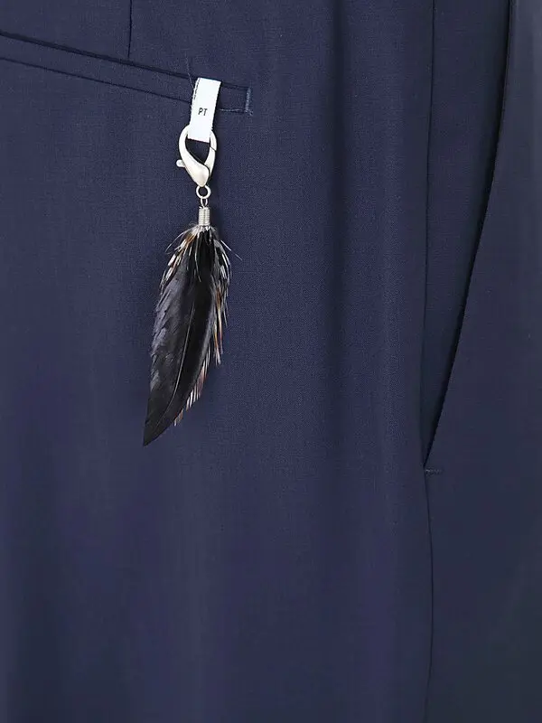 PT TORINO Logo Detailed Casual Pants - Blue