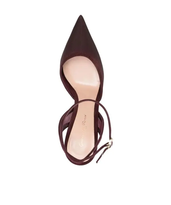 GIANVITO ROSSI 100mm Suede Heeled Pumps - Multicolor