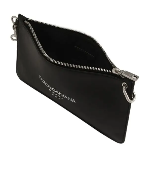 Dolce & Gabbana Dolce Gabbana Milano Logo Printed Toiletry Bag