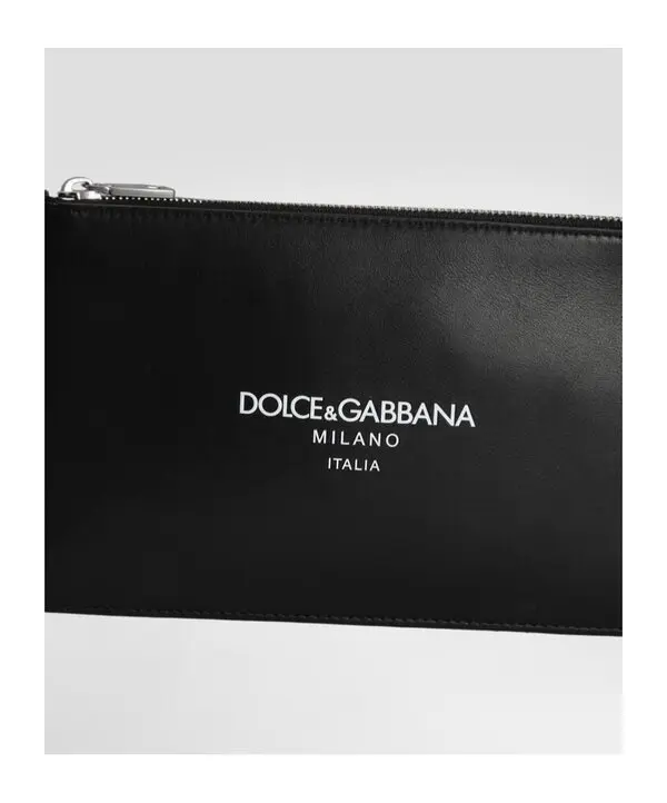 Dolce & Gabbana Dolce Gabbana Milano Logo Printed Toiletry Bag