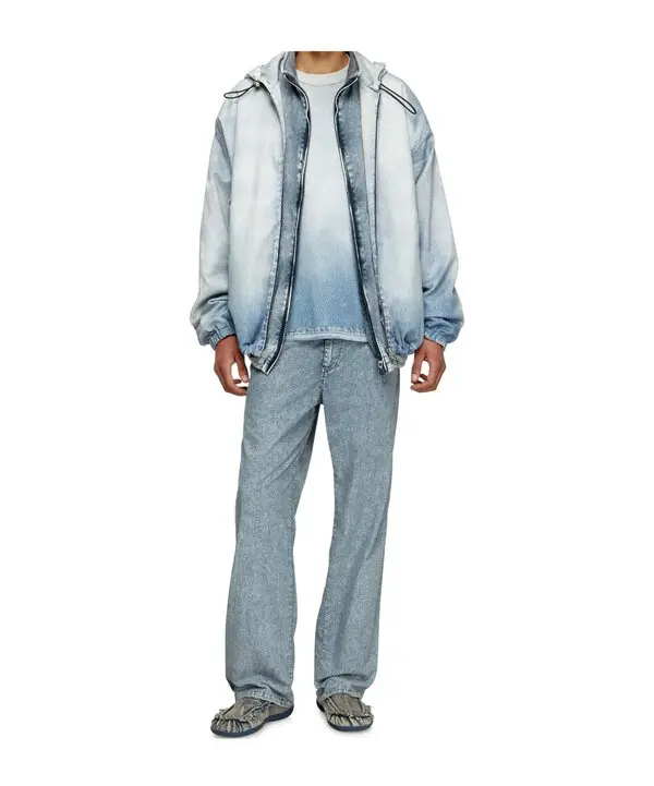 DIESEL® D-wynny Jogg Hooded Jacket - Light Blue