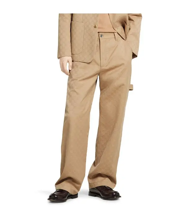 Gucci Gg Gabardine Pants