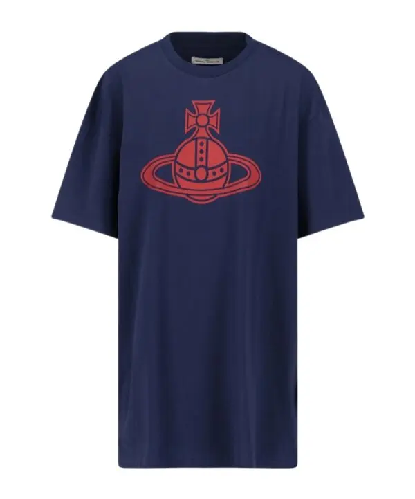 VIVIENNE WESTWOOD Oversized Crewneck T-shirt - Blue